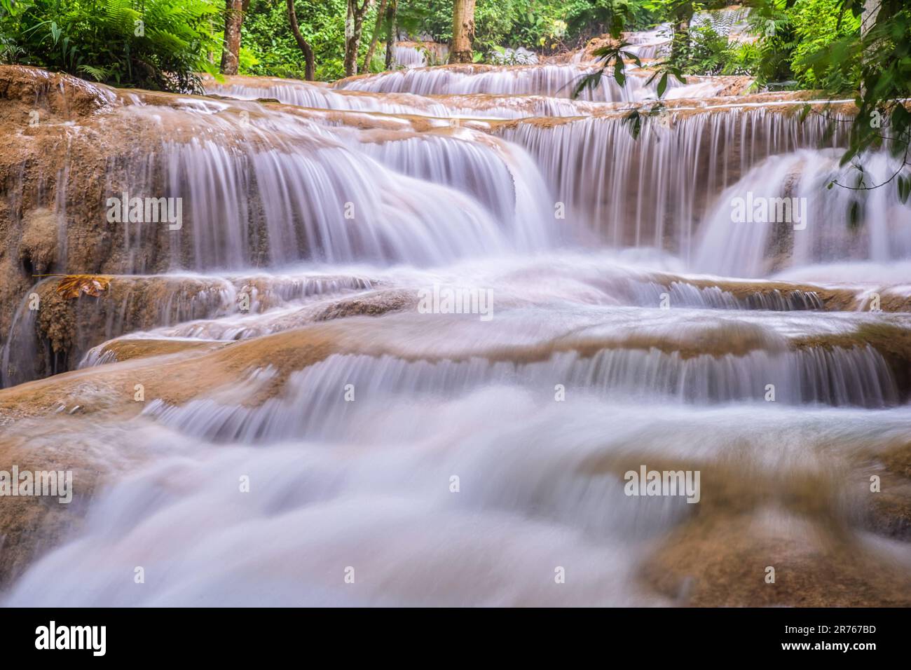 Mae Kae 2 (Kaofu) waterfall the Most Famous in Lampang, Thailand ...