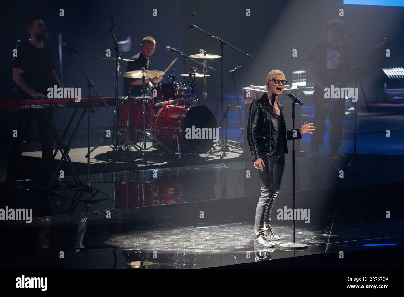 Moscow. Singer Diana Arbenina at the 2nd National Internet Content ...