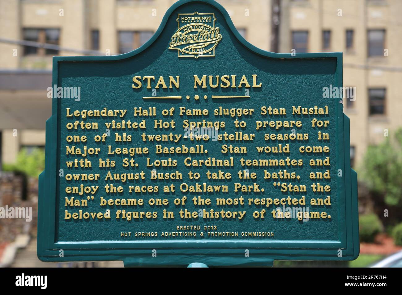 Stan Musial Plaque Stock Photo - Alamy