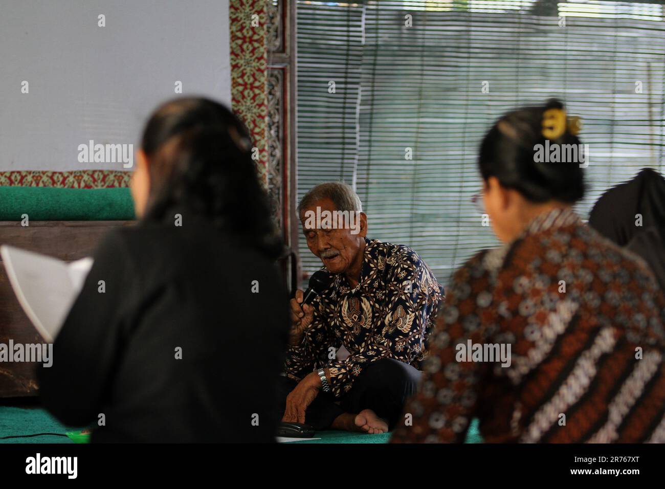 June 13, 2023, Yogyakarta, Yogyakarta, Indonesia: A teacher gave a ...