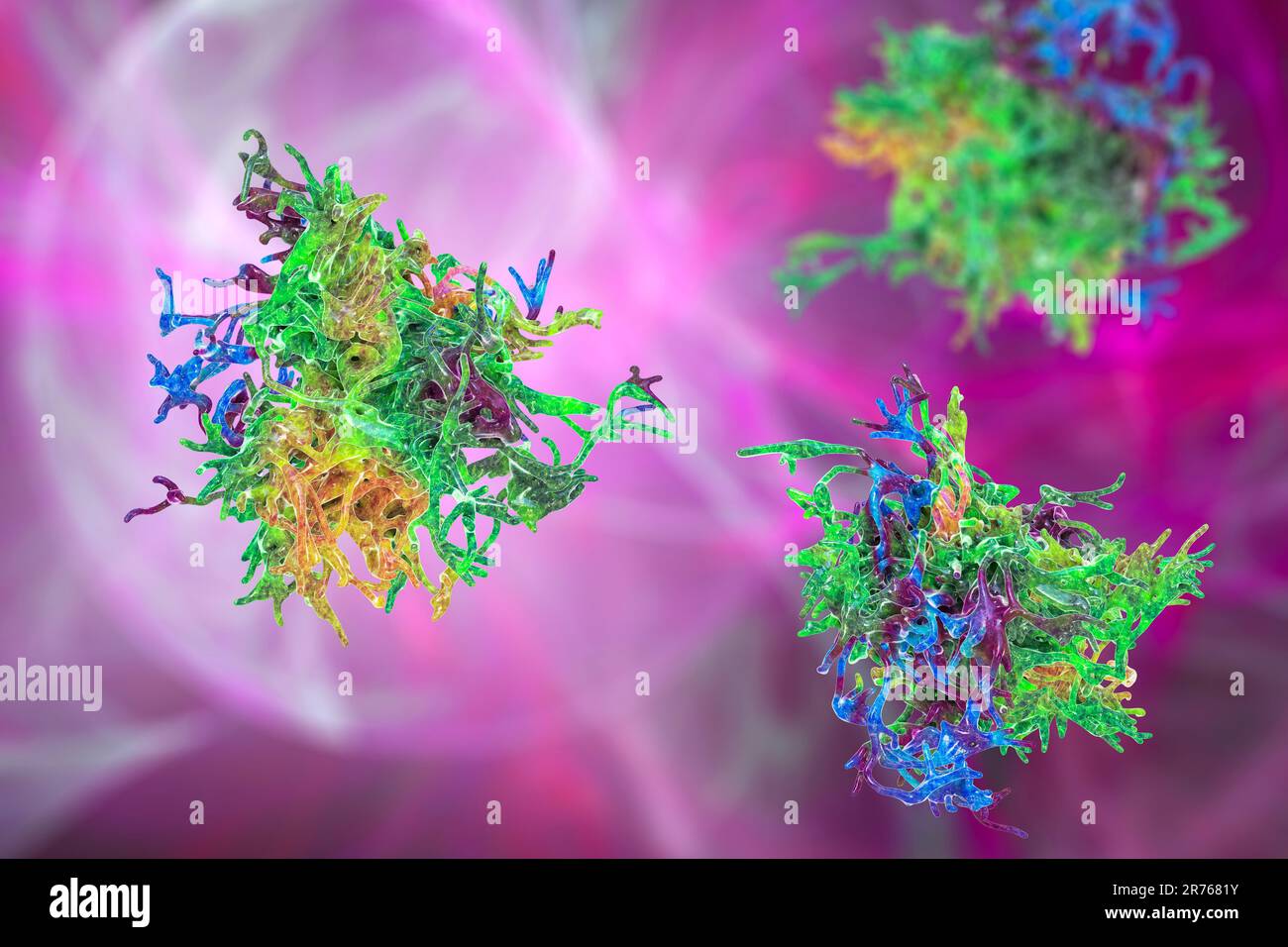 Amoeba, computer illustration Stock Photo - Alamy