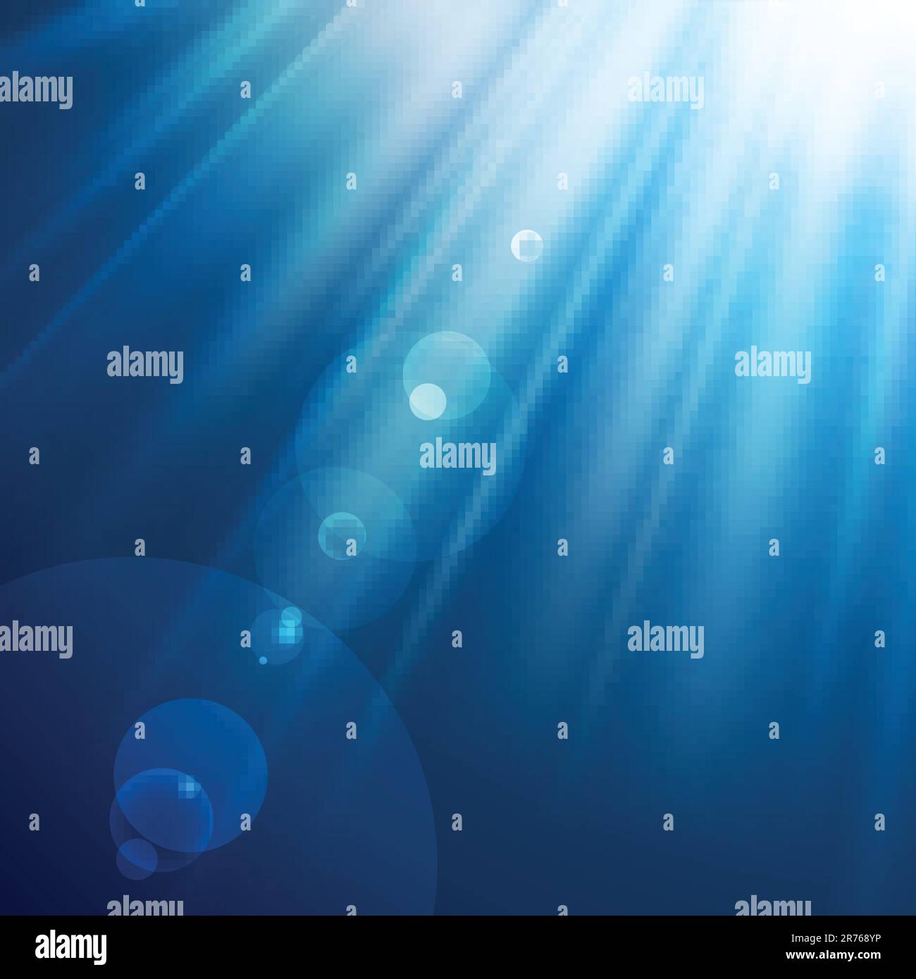Sun on a blue sky. Vector illustration Stock Vector Image & Art - Alamy