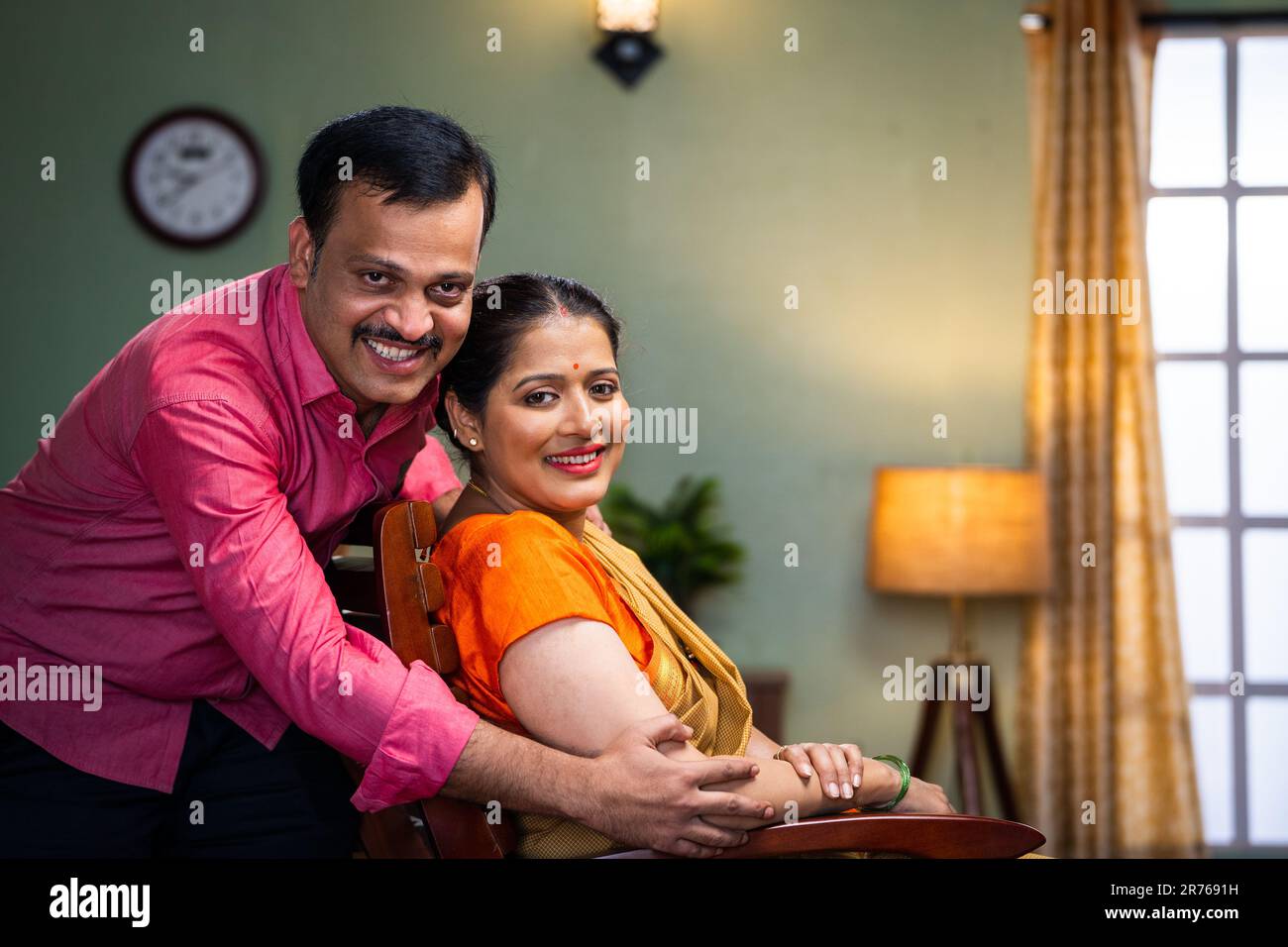Indian middle class couple hi-res stock photography and images - Alamy