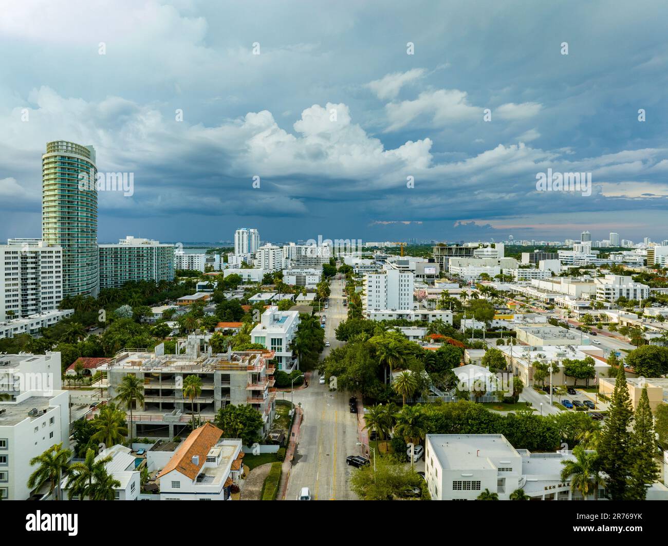 Miami beach hurricane hi-res stock photography and images - Alamy