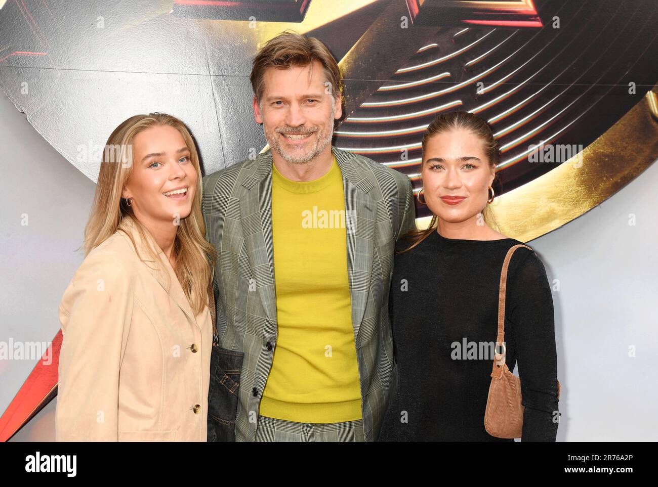 HOLLYWOOD, CALIFORNIA - JUNE 12: (L-R) Safina Waldau, Nikolaj Coster ...
