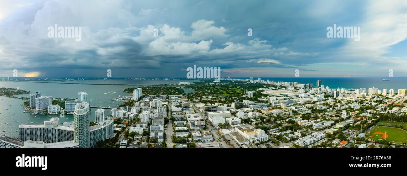Miami beach hurricane hi-res stock photography and images - Alamy