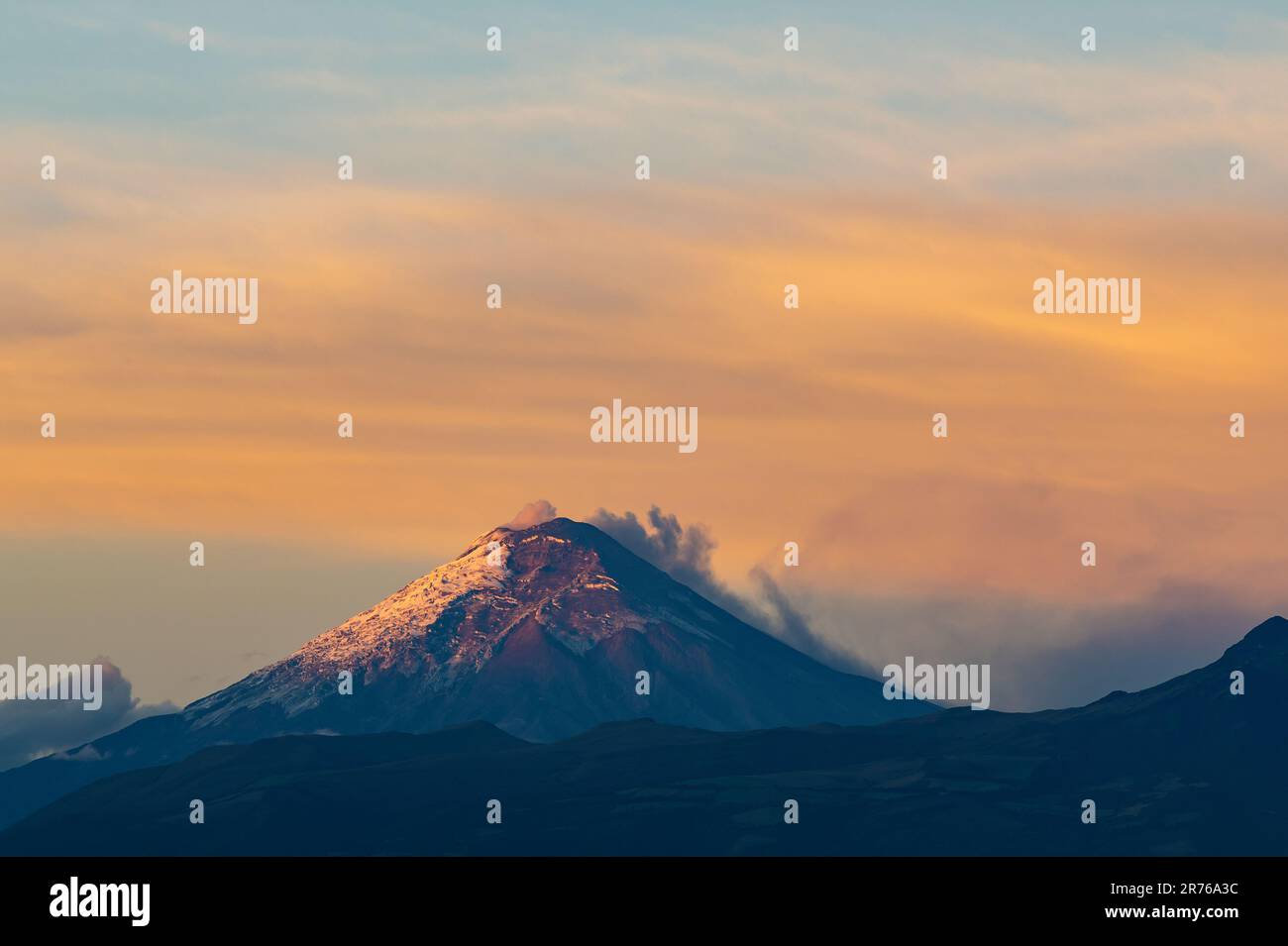 Cotopaxi volcano sunrise eruption, Quito, Cotopaxi national park ...