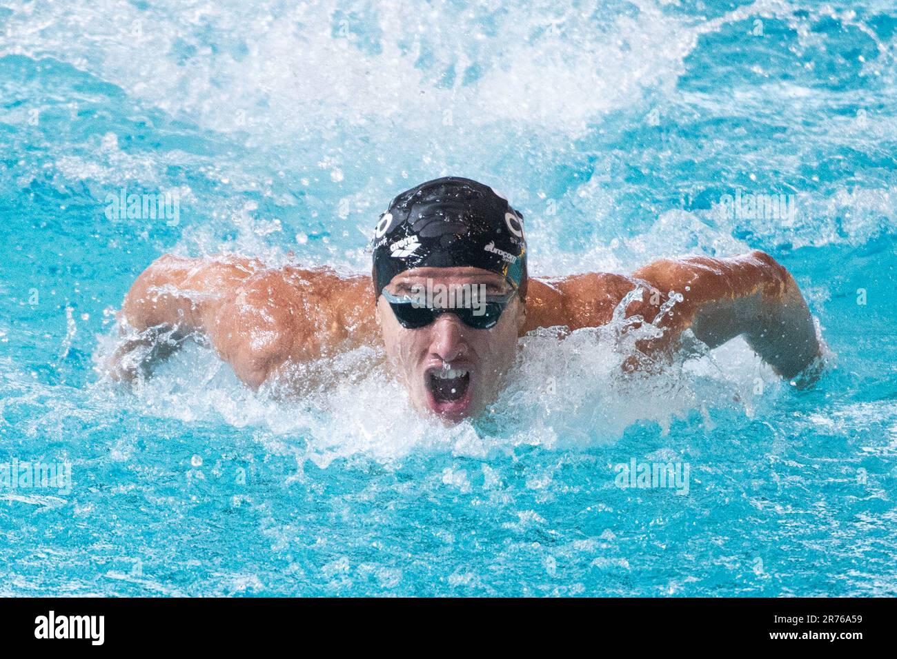 Rennes, France. 13th June, 2023. Adam-Samy Moussa competes during the ...
