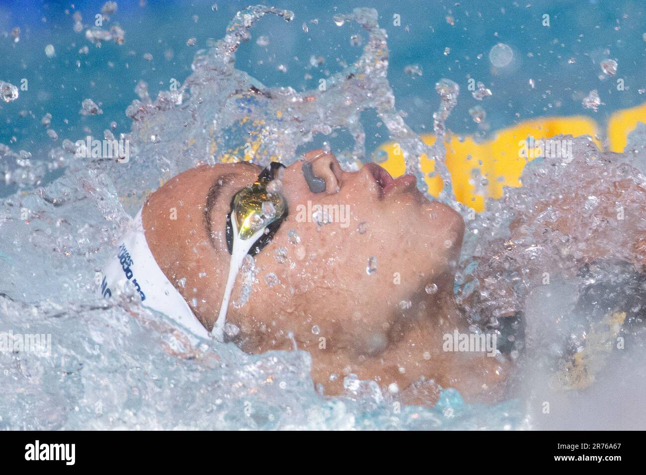 Rennes, France. 13th June, 2023. Pauline Mahieu competes during the ...