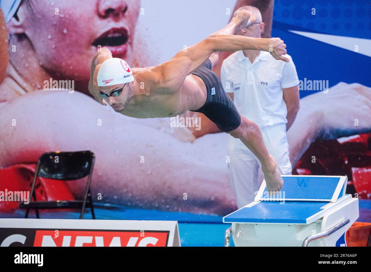 Rennes, France. 13th June, 2023. Roman Fuchs competes during the ...