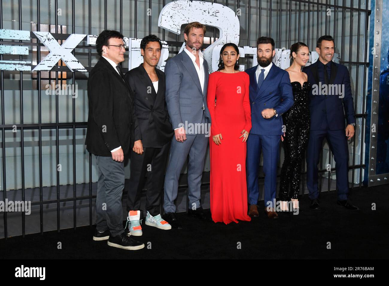 Photo by: NDZ/STAR MAX/IPx 2023 6/12/23 Anthony Russo, guest, Chris ...