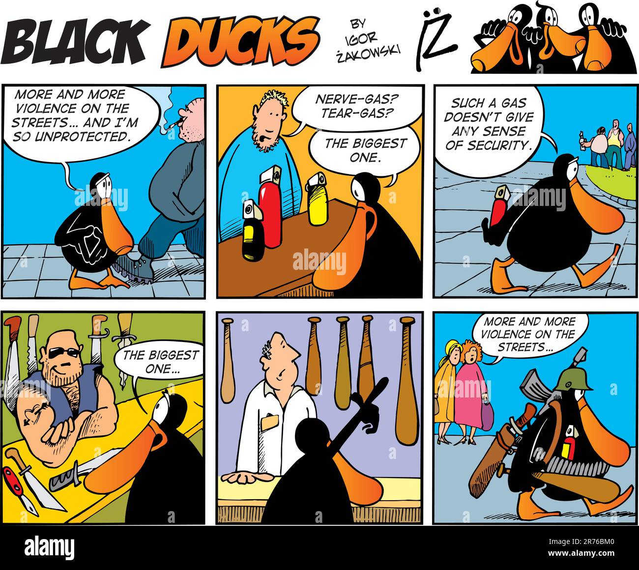 Black Ducks Comic Strip episode 43 Stock Vector Image & Art - Alamy