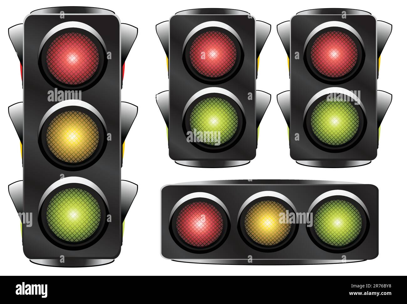 Traffic light sequence Stock Vector Images - Alamy