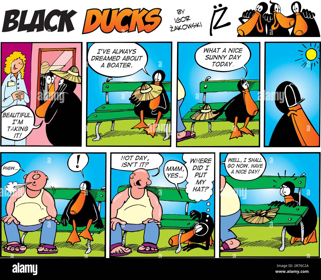 Black Ducks Comic Strip episode 13 Stock Vector Image & Art - Alamy
