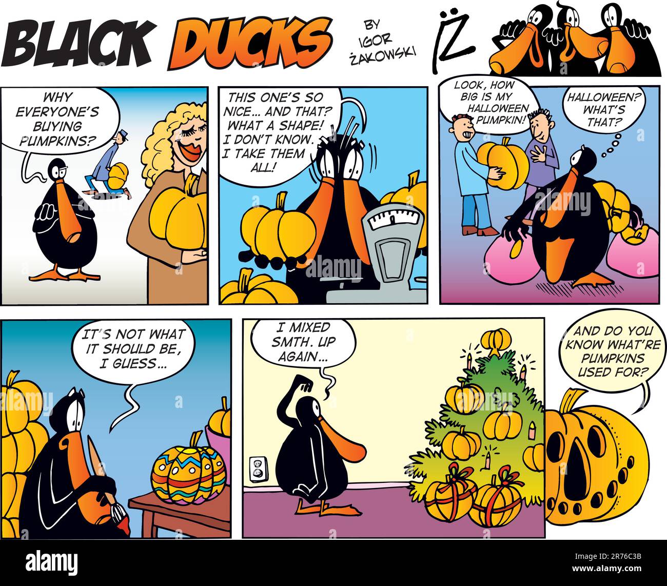 Black Ducks Comic Strip episode 28 Stock Vector Image & Art - Alamy