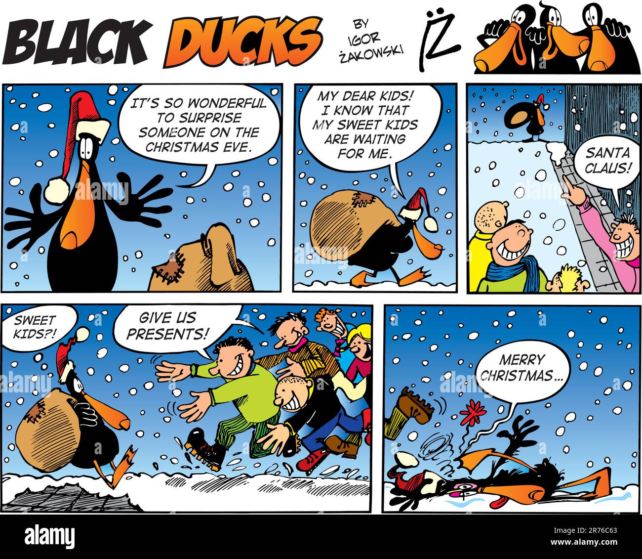 Black Ducks Comic Strip episode 21 Stock Vector Image & Art - Alamy