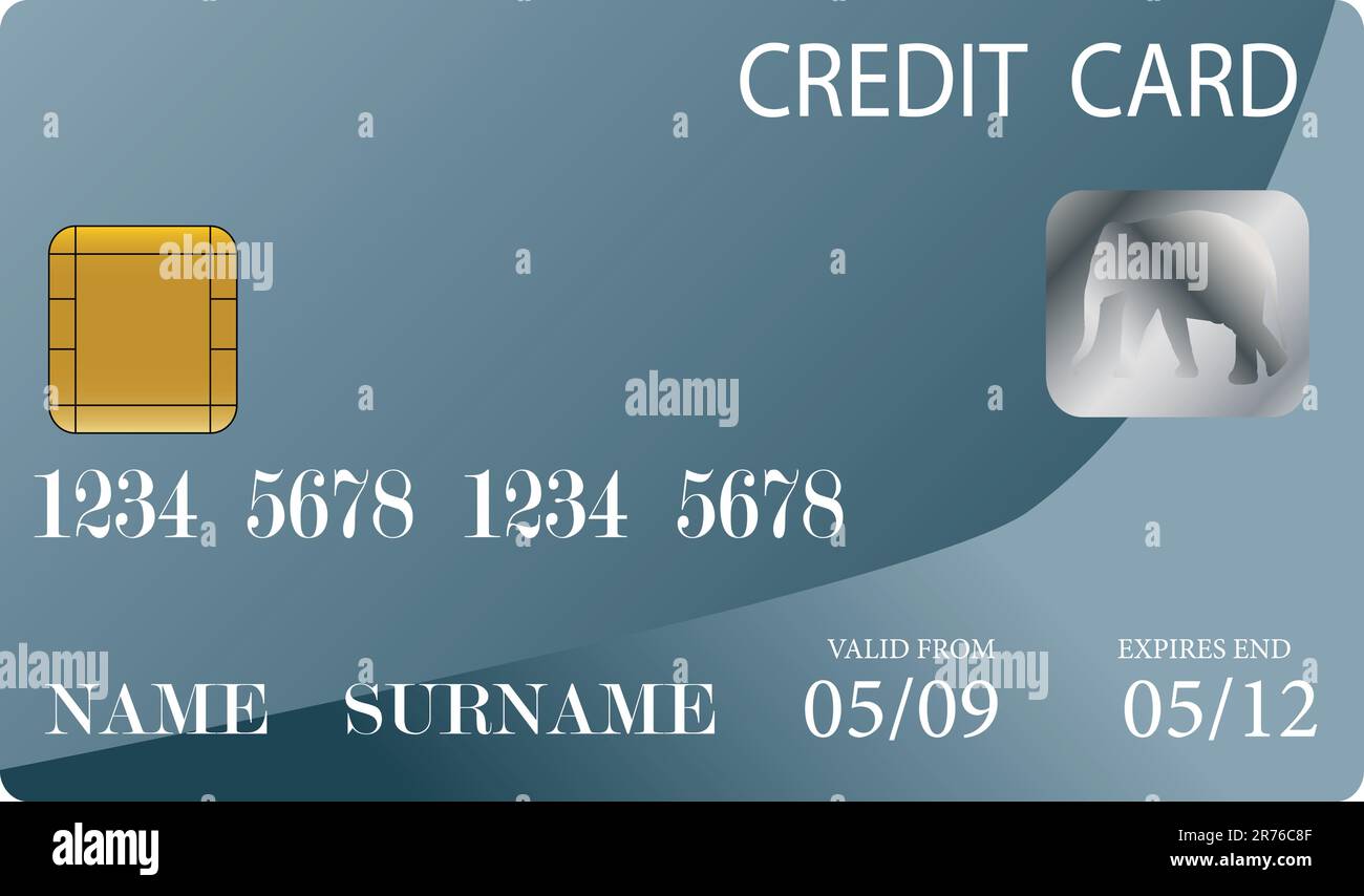Credit Card - vector Stock Vector Image & Art - Alamy