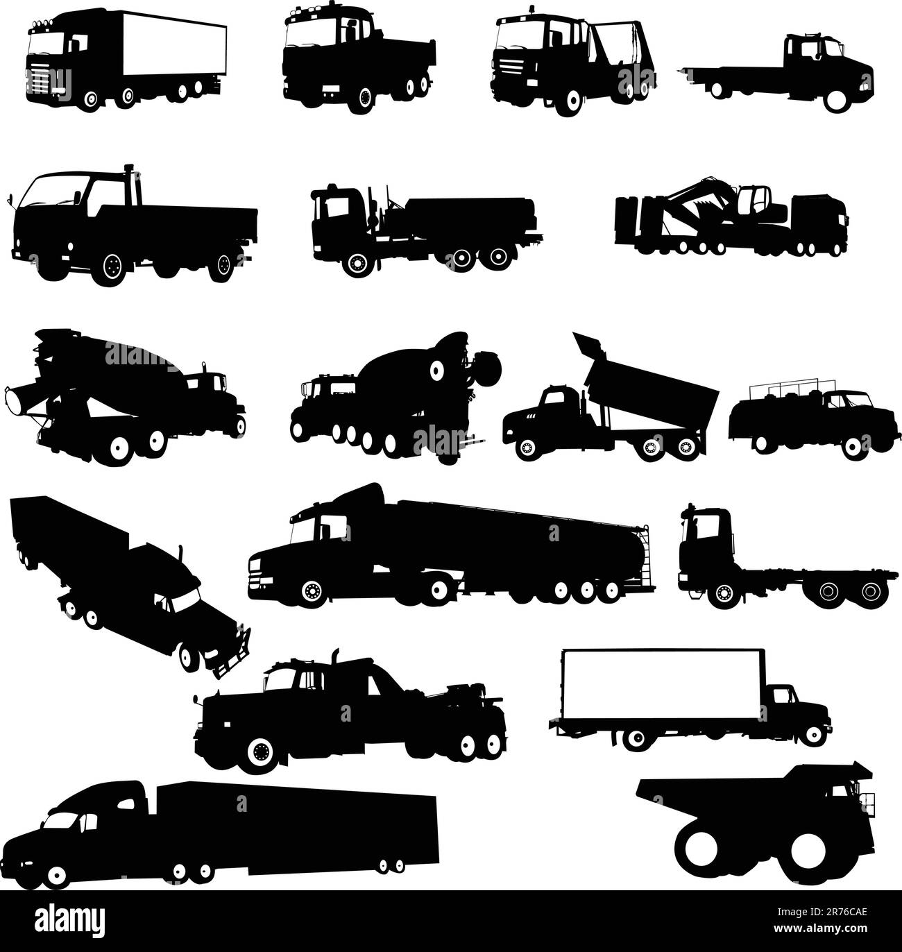 tracks collection - vector Stock Vector Image & Art - Alamy