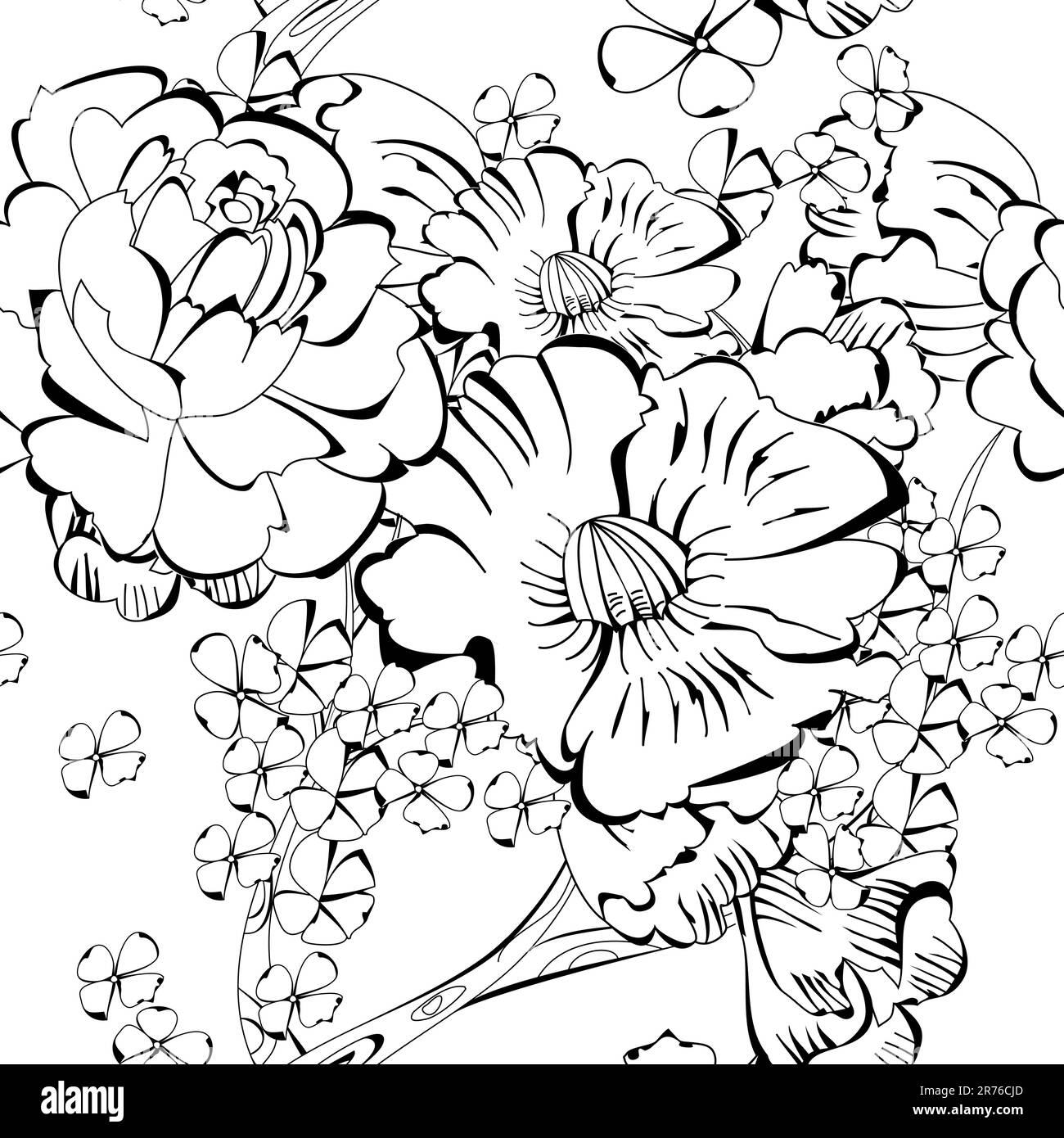 Vintage monochrome style Stock Vector Images - Alamy