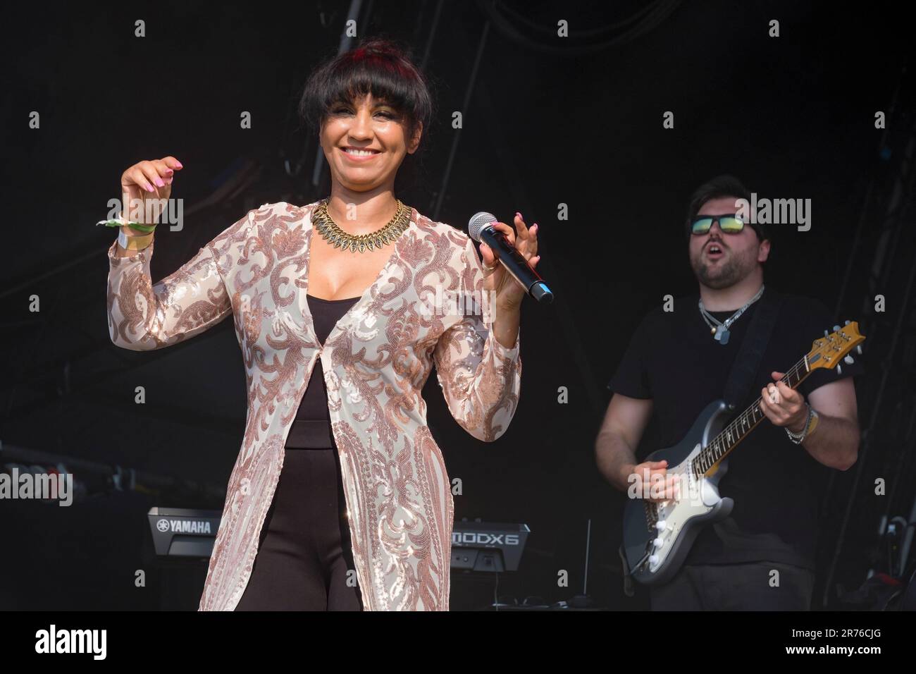 Romina Johnson of Odyssey performing at the Cambridge Club Festival ...