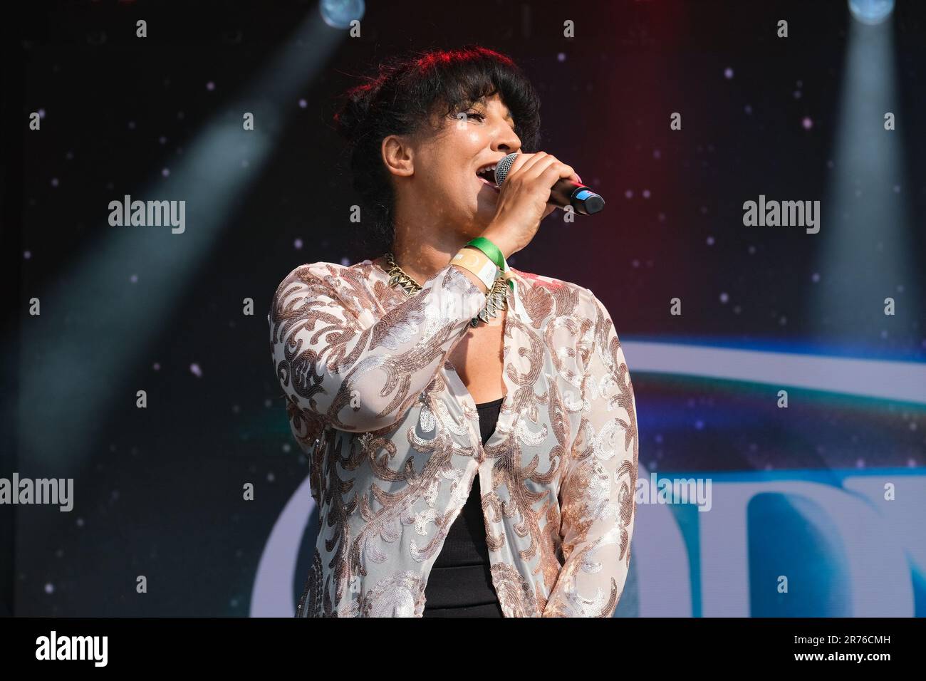 Romina Johnson of Odyssey performing at the Cambridge Club Festival ...