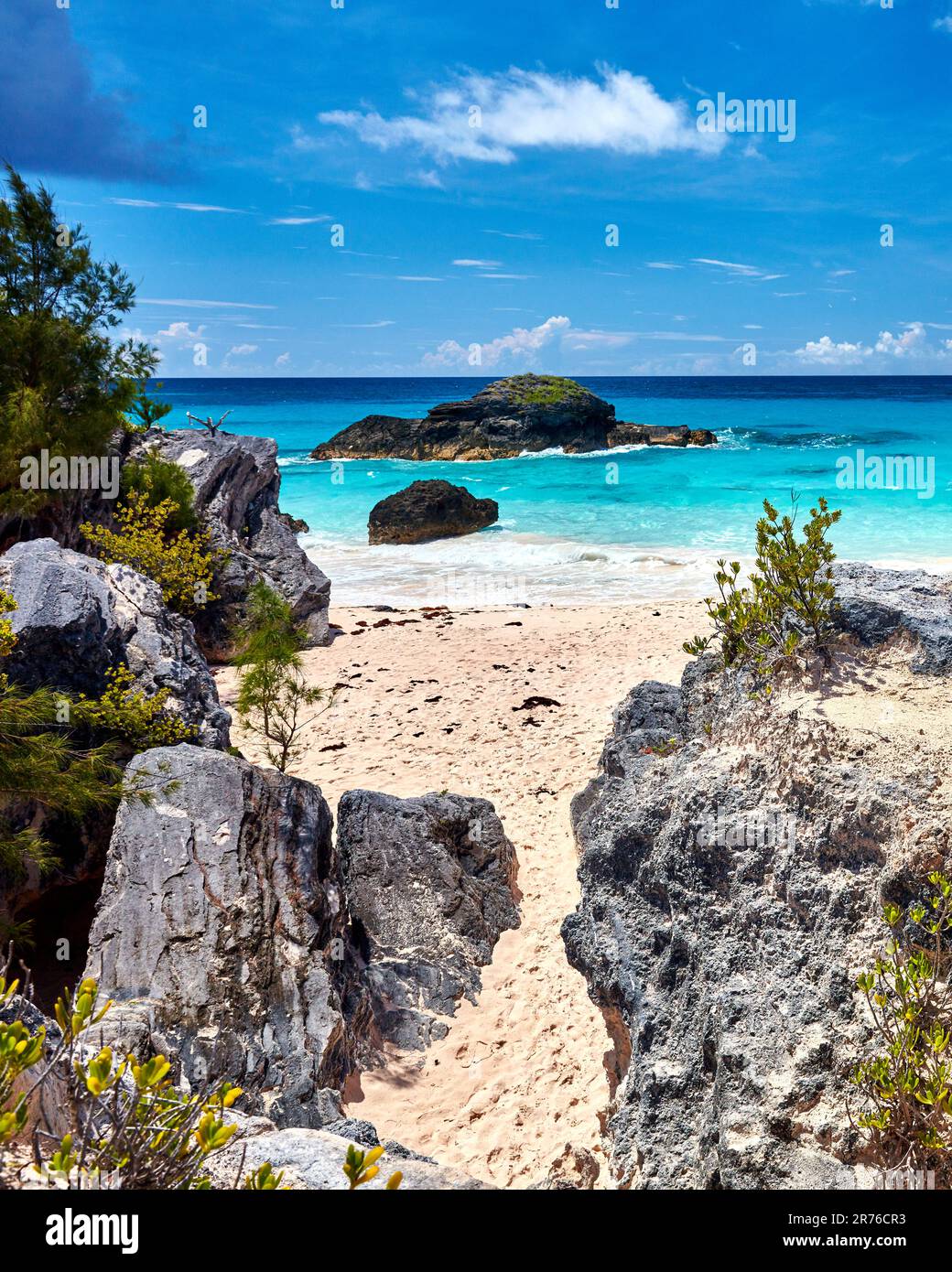 Horseshoe beach bermuda pink sand hi-res stock photography and images ...