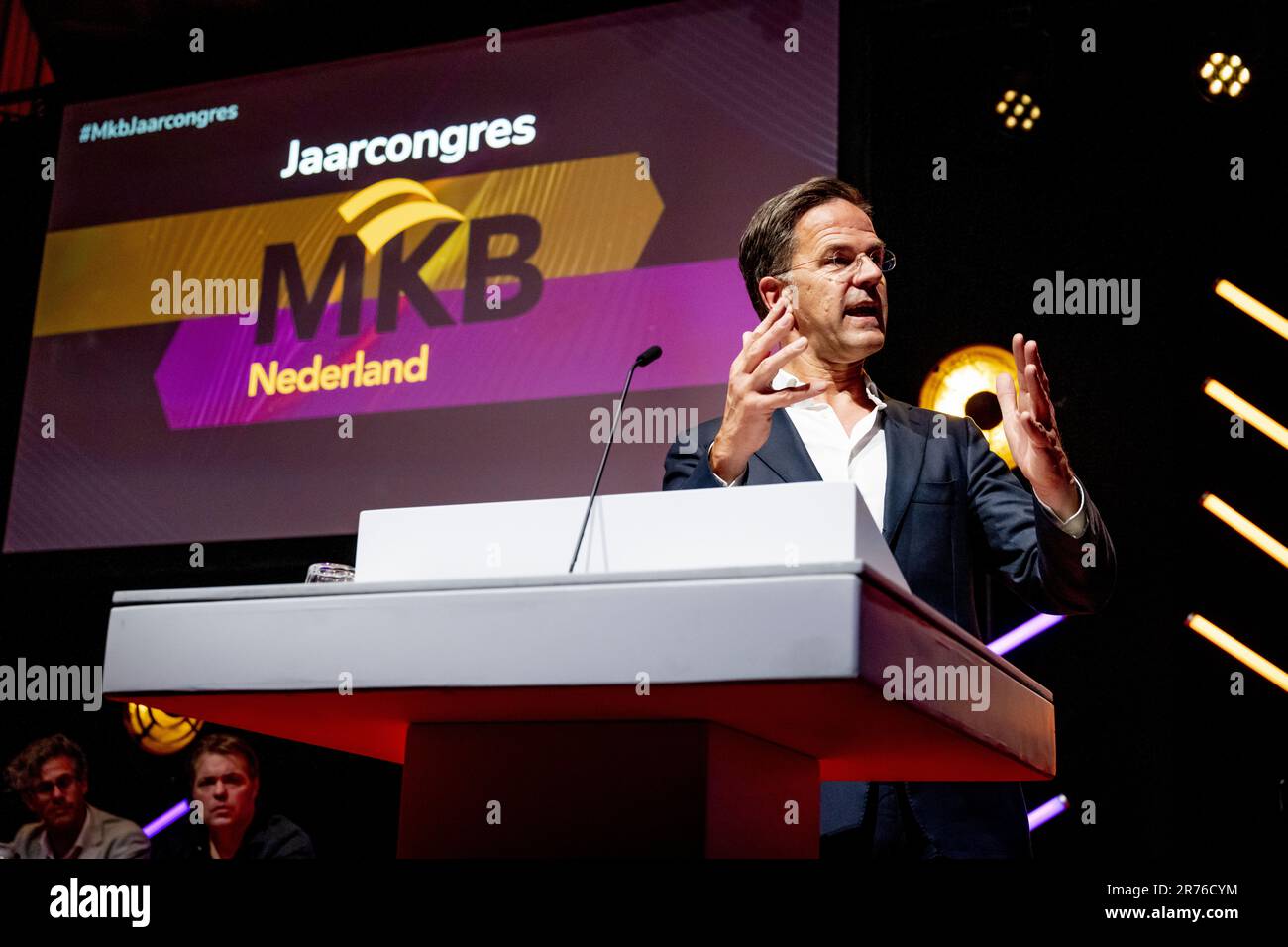 THE HAGUE - Prime Minister Mark Rutte during the annual congress of MKB ...