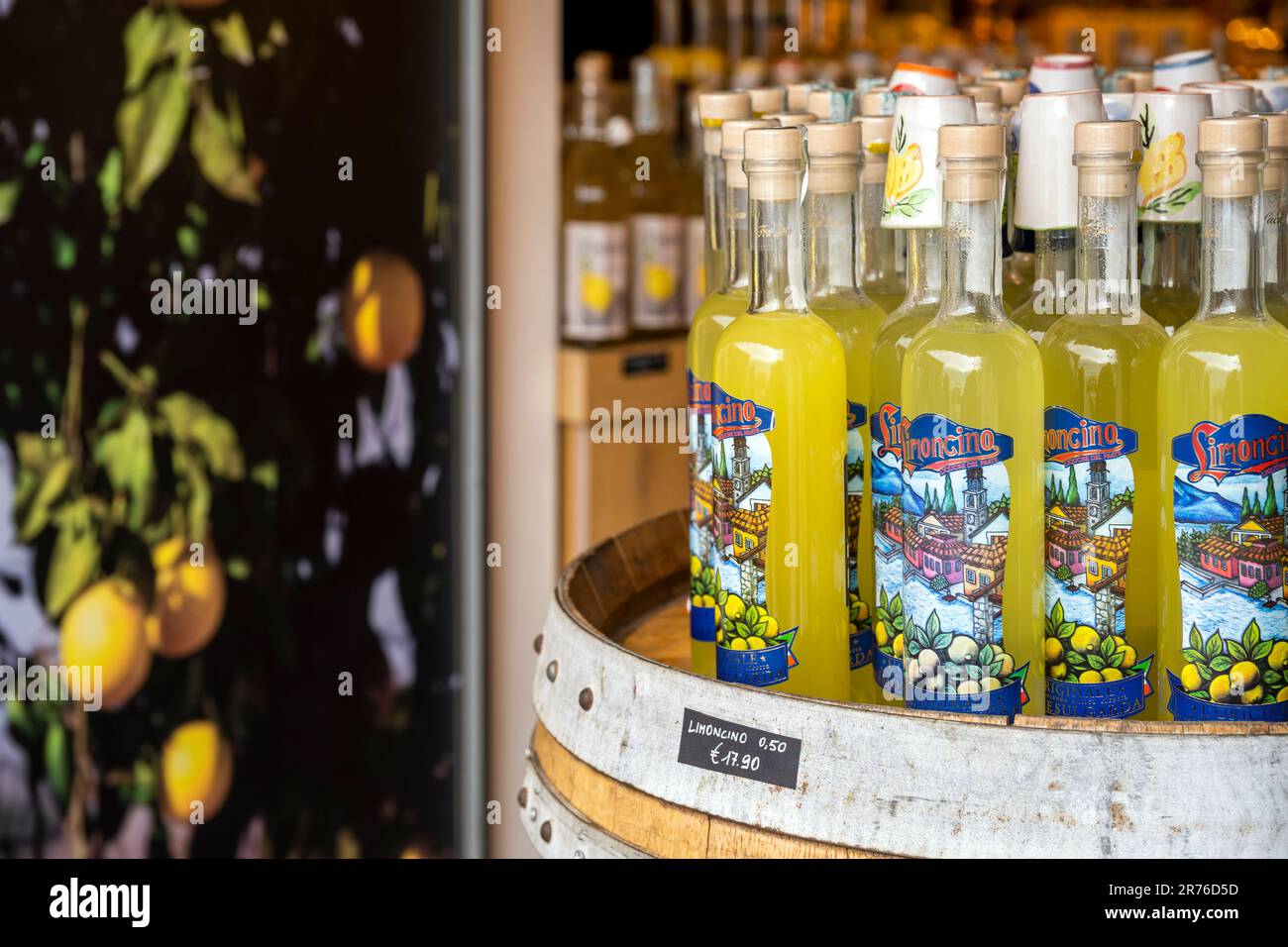 Limoncello liqueur bottles hi-res stock photography and images - Alamy