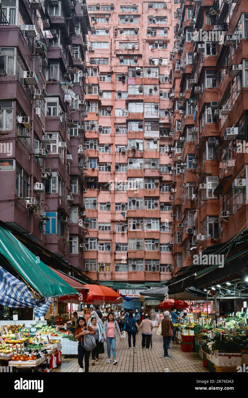 Quarry Bay, Hong Kong - April 2023: "Yik Cheong" Building, also known ...