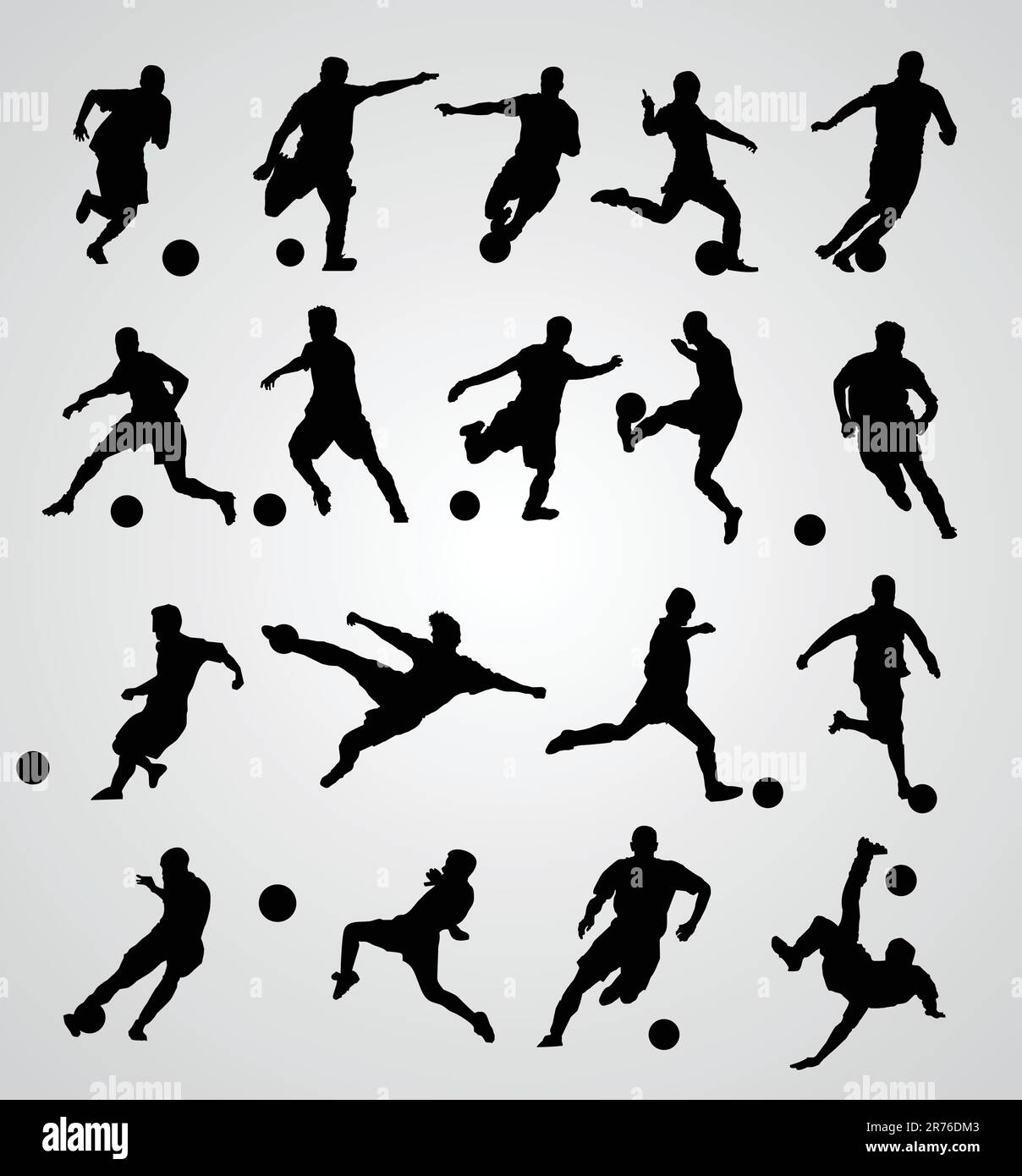 soccer player vector Stock Vector Image & Art - Alamy