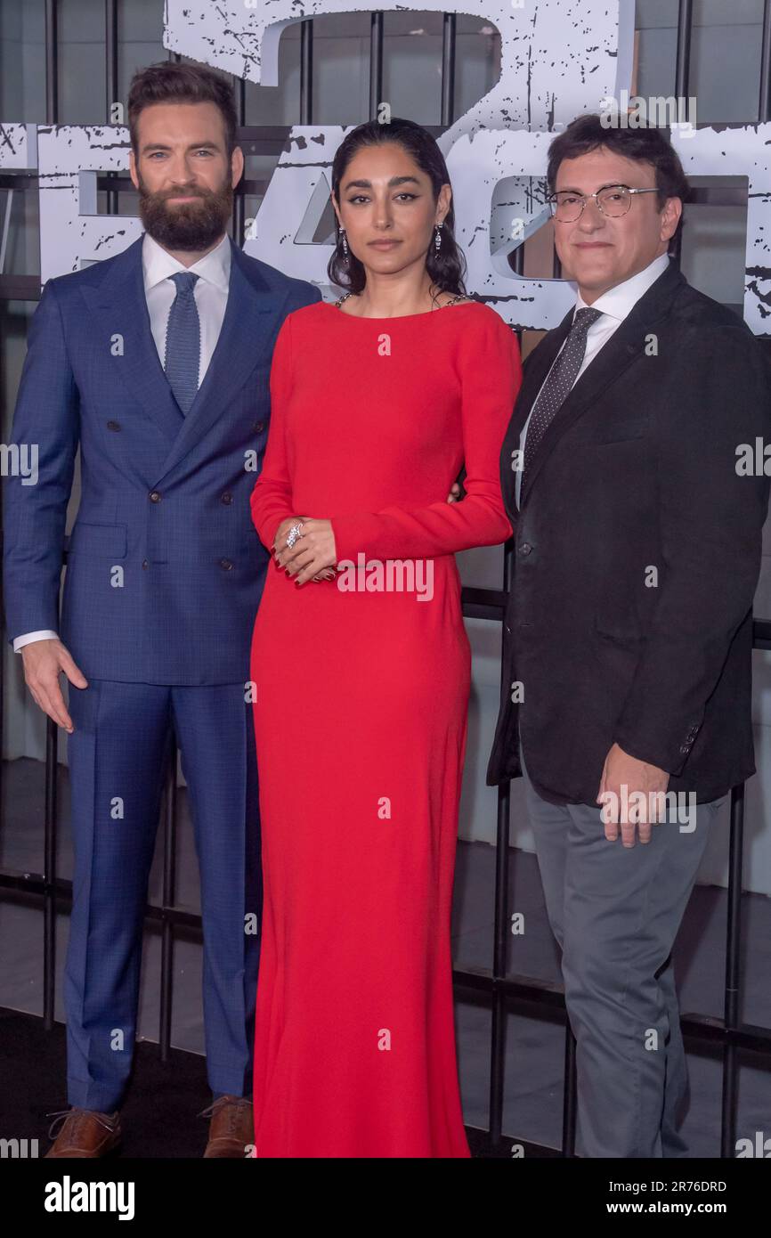 New York, United States. 12th June, 2023. Sam Hargave, Golshifteh ...