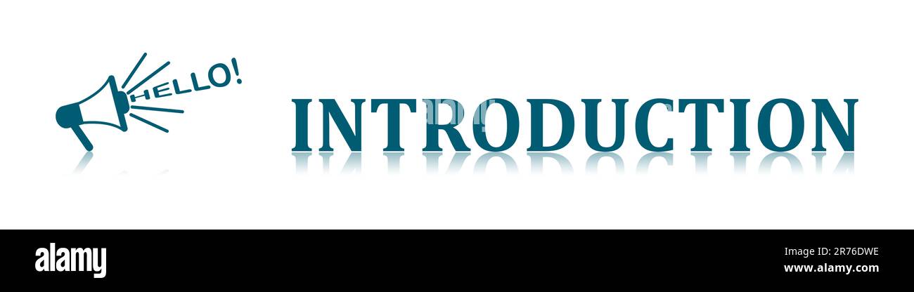 Illustration of an introduction concept Stock Photo - Alamy