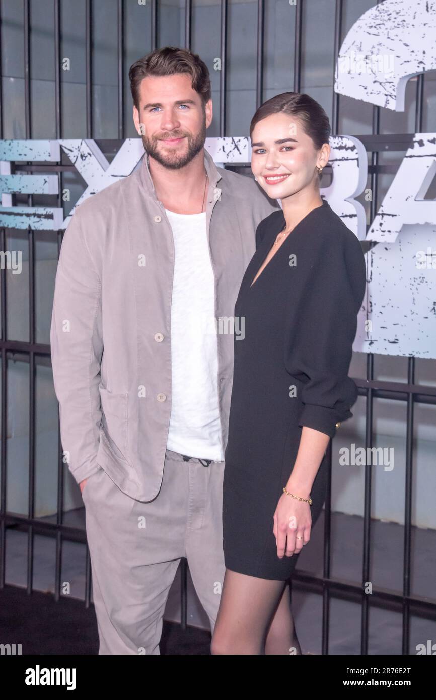 New York, United States. 12th June, 2023. Liam Hemsworth and Gabrielle ...