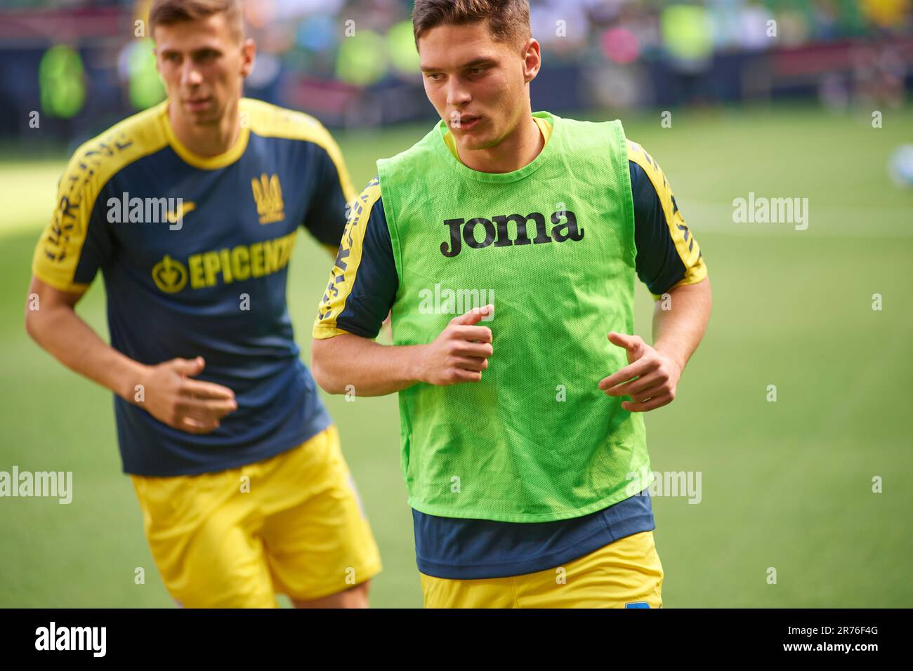 BREMEN, GERMANY - 12 June, 2023: Heorhiy Sudakov. The friendly football ...