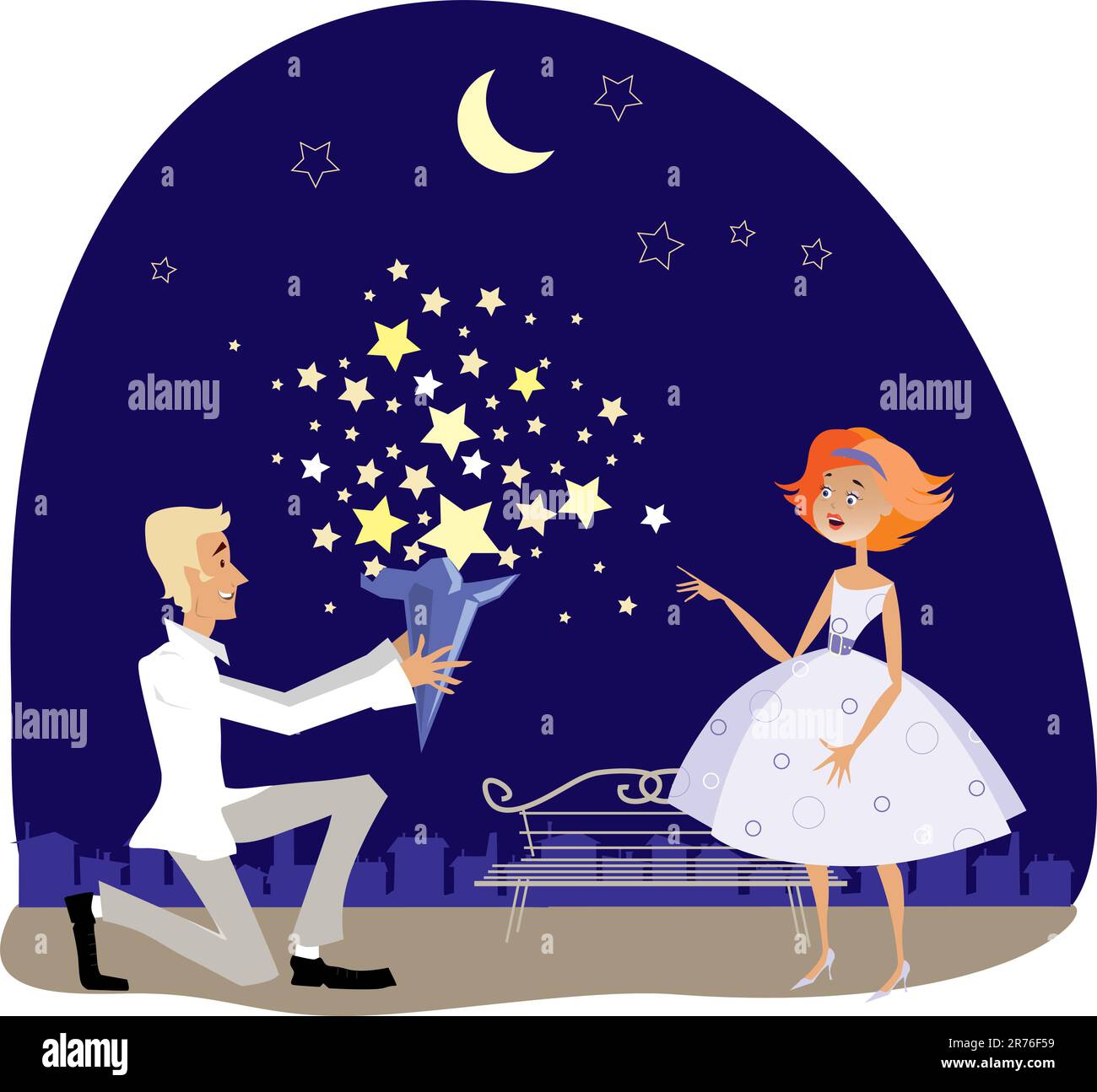 Male gifting Stock Vector Images - Alamy