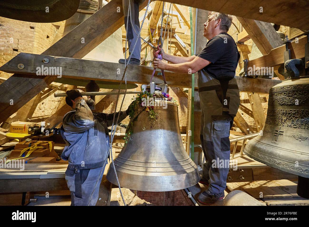 13 June 2023, Schleswig-Holstein, Lübeck: Fitters Gabriel do Rosario ...
