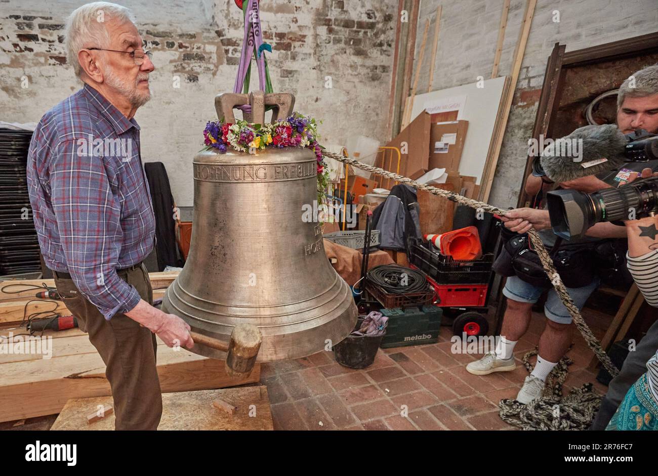 13 June 2023, Schleswig-Holstein, Lübeck: Helmut Brauer, retired pastor ...