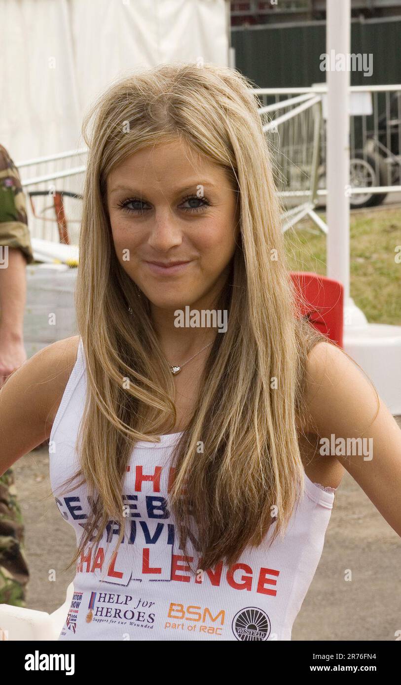 Big Brother's Nikki Grahame at London's Motor Show Celebrity driving ...