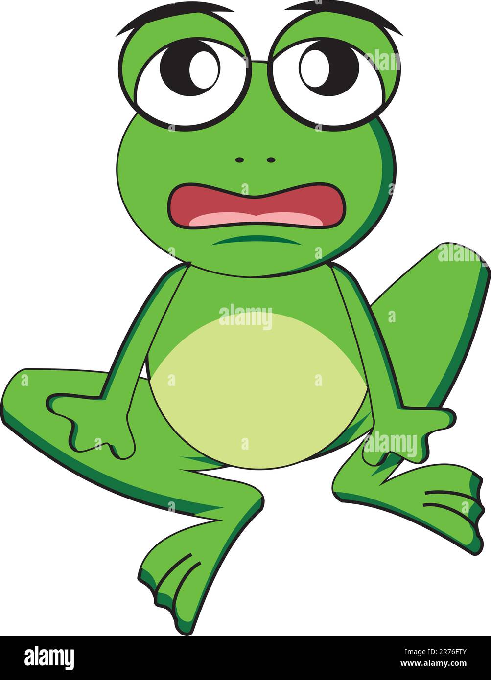 a little frog cartoon Stock Vector Image & Art - Alamy