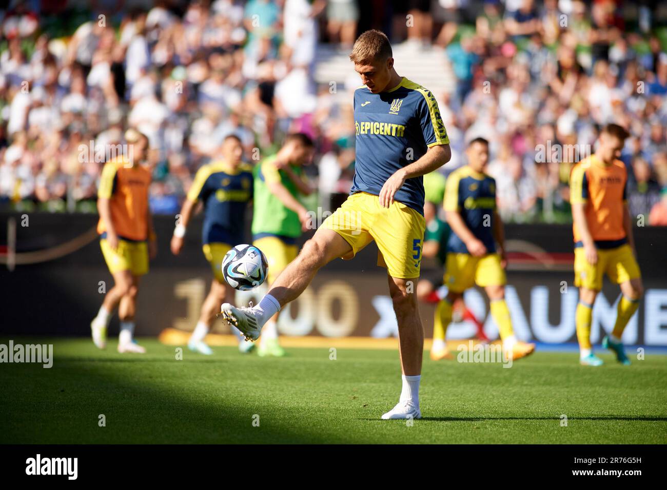 BREMEN, GERMANY - 12 June, 2023: Serhiy Sydorchuk. The friendly ...