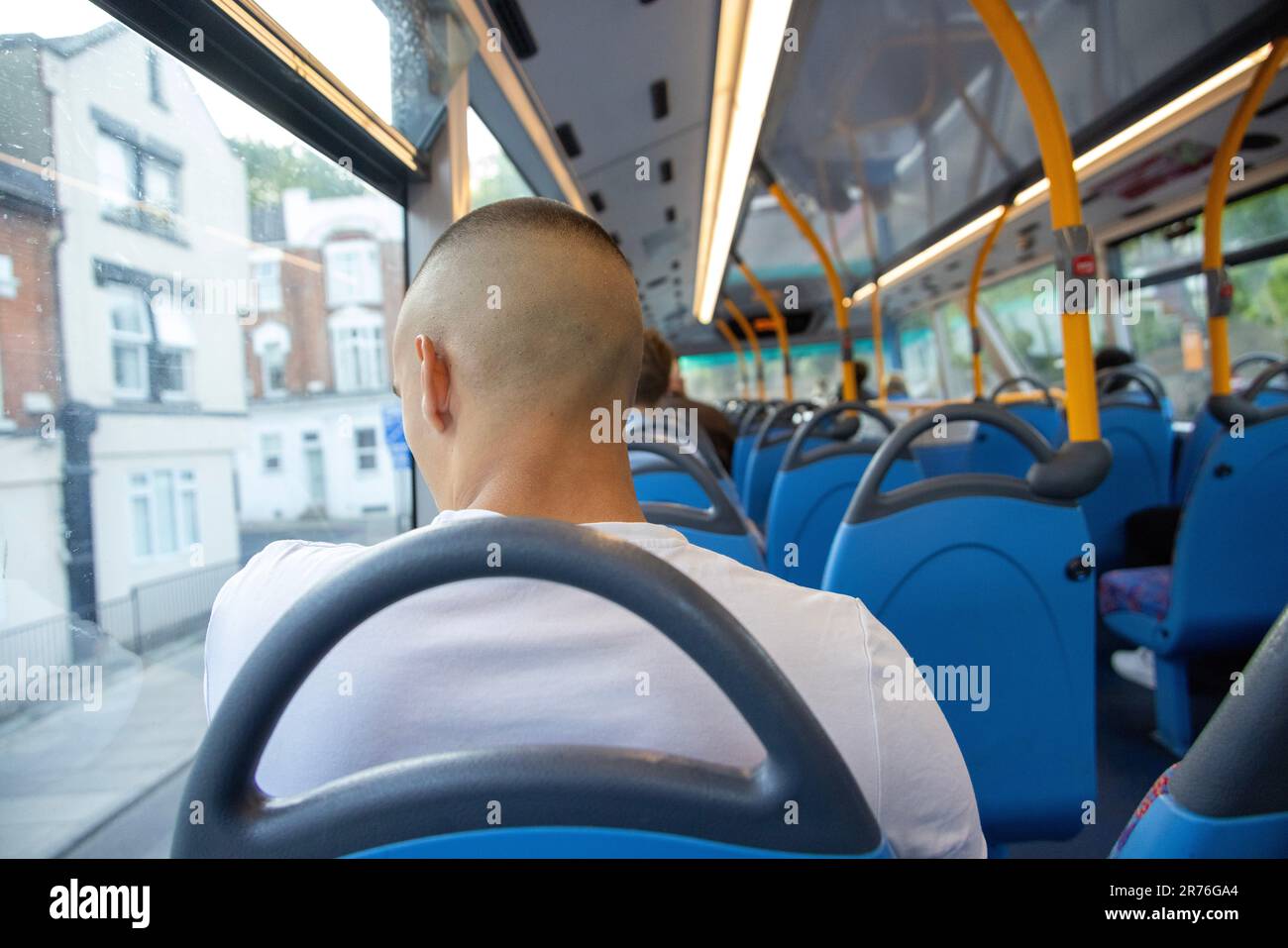 London double decker bus Stock Photo - Alamy