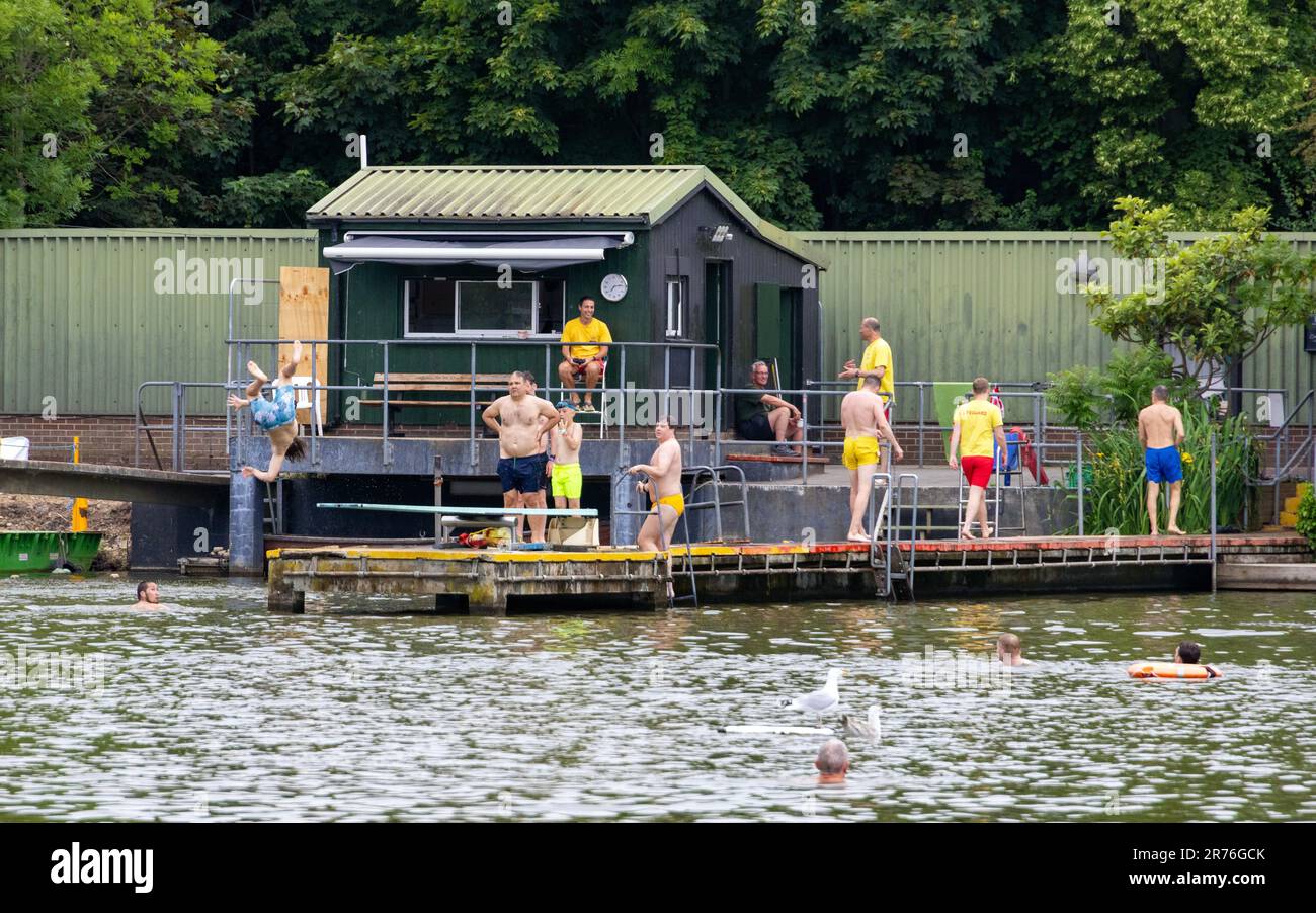 hampstead men's pond Stock Photo - Alamy