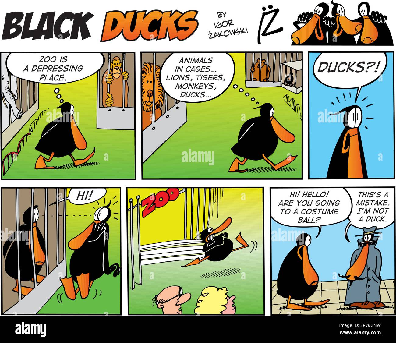 Black Ducks Comic Strip episode 59 Stock Vector Image & Art - Alamy
