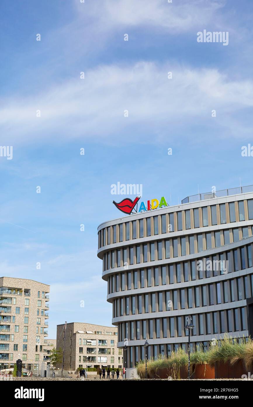 Das AIDA Head Quarter in Rostock, Firmensitz von Aida Cruise ...