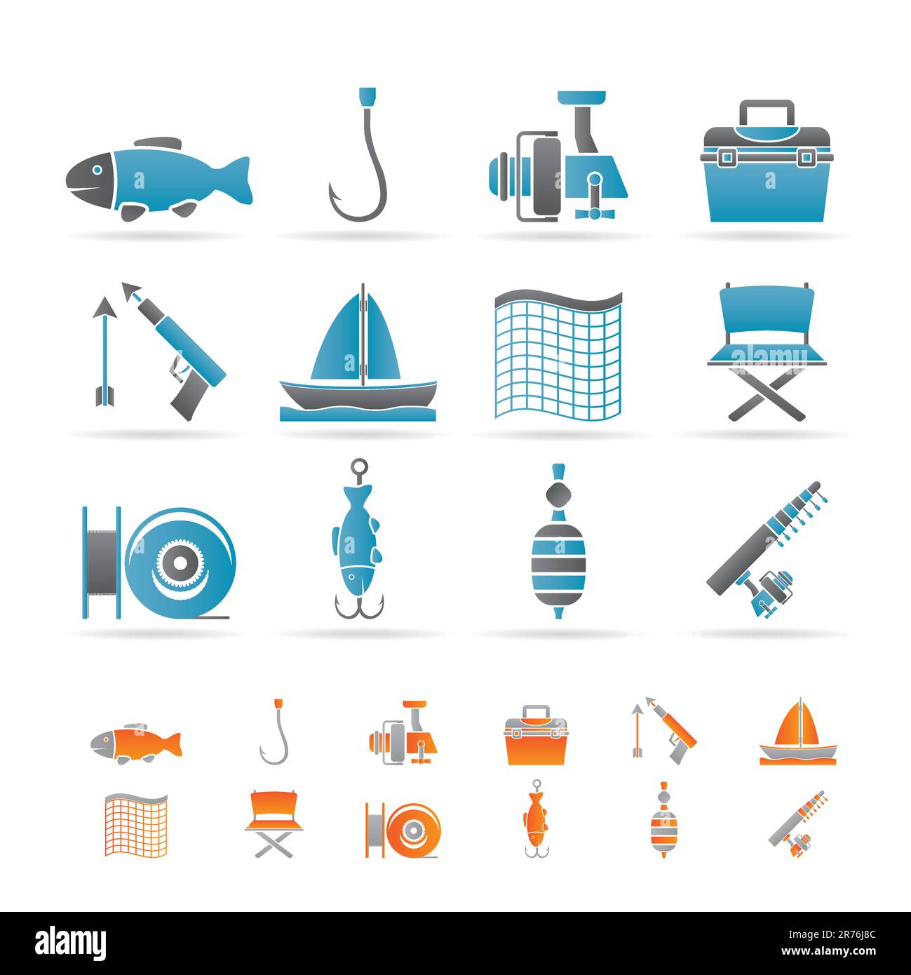 Commercial fishing reel Stock Vector Images - Alamy