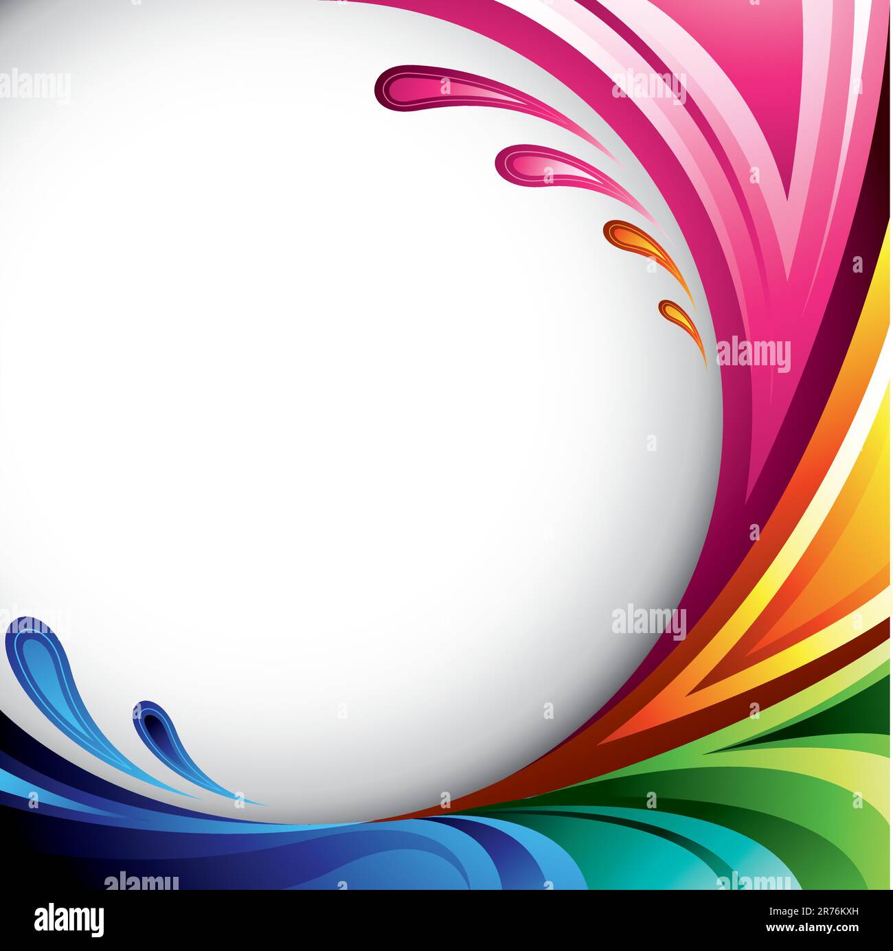 A splash of various colors - Background design for your text Stock ...