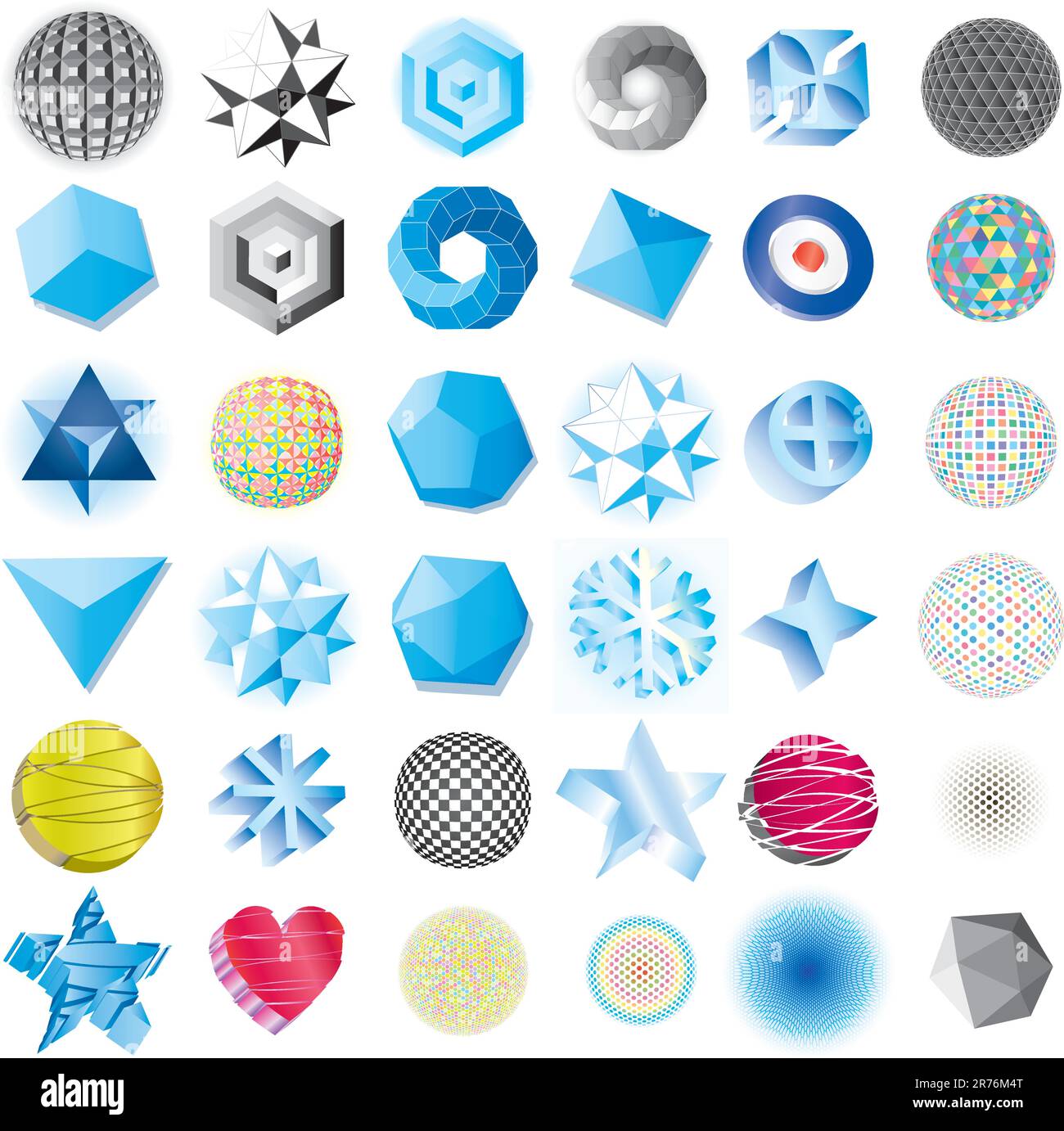 Abstract icons Stock Vector Images - Alamy