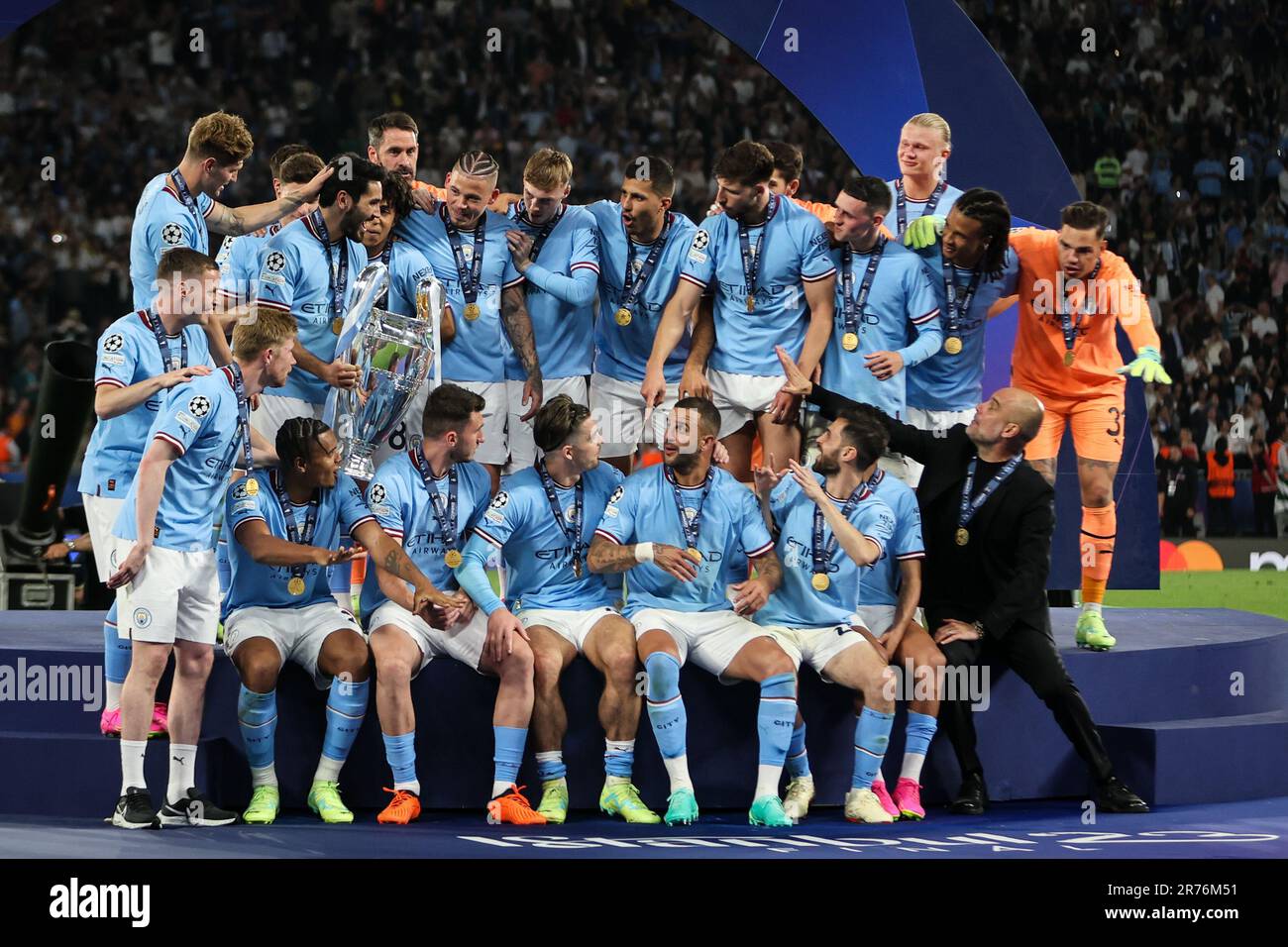Manchester City champion Stock Photo - Alamy