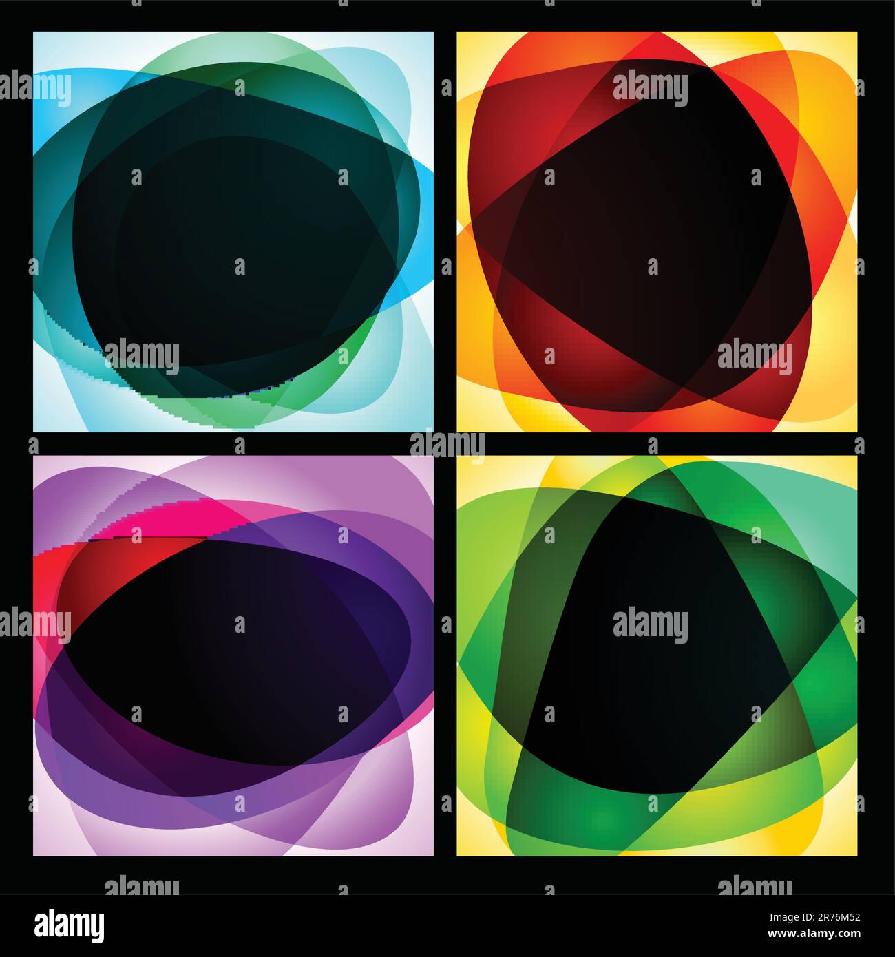 Collection of abstract background. Vector illustration Stock Vector ...