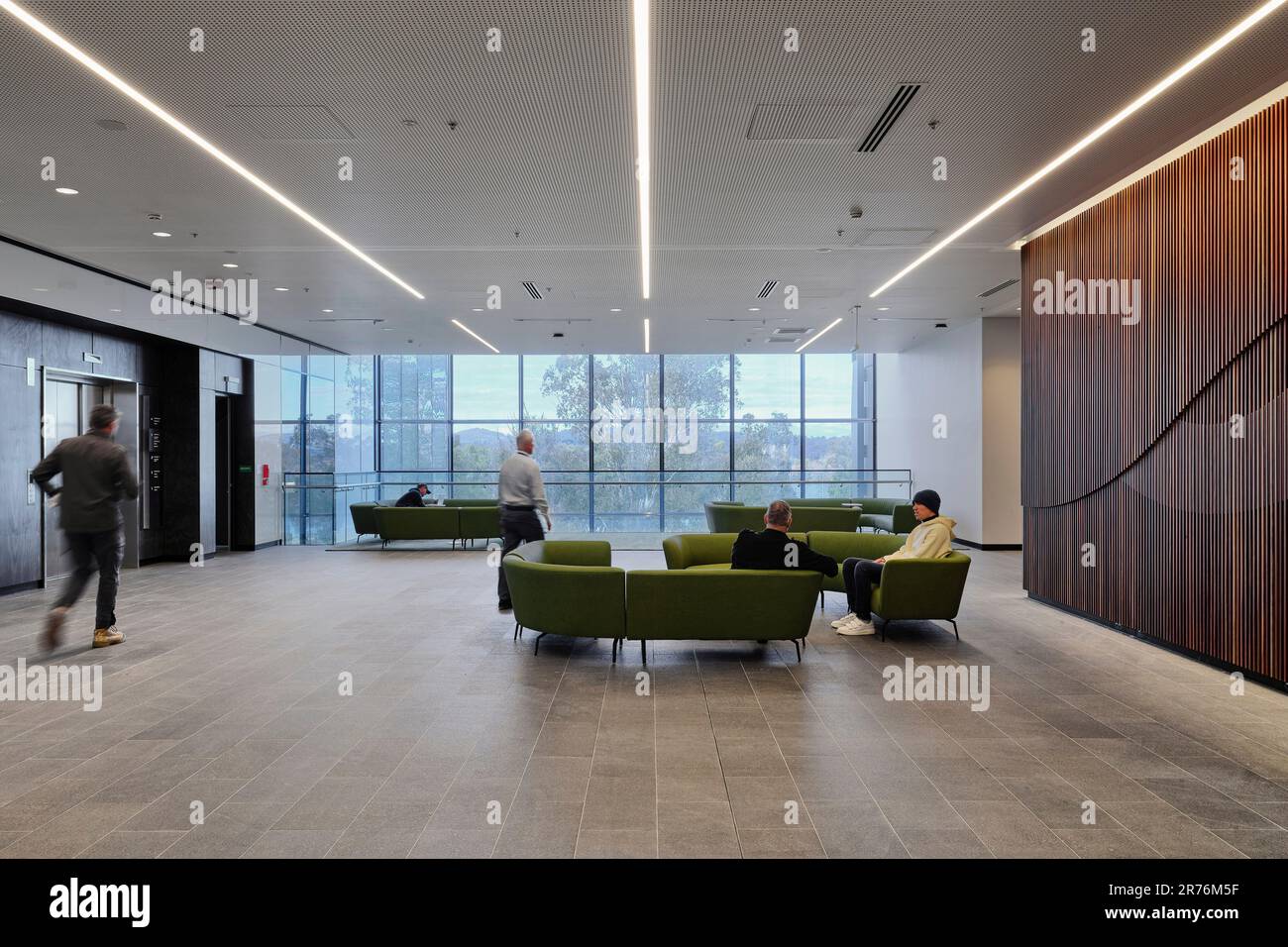 Main entrance foyer looking out. Australian National University ...